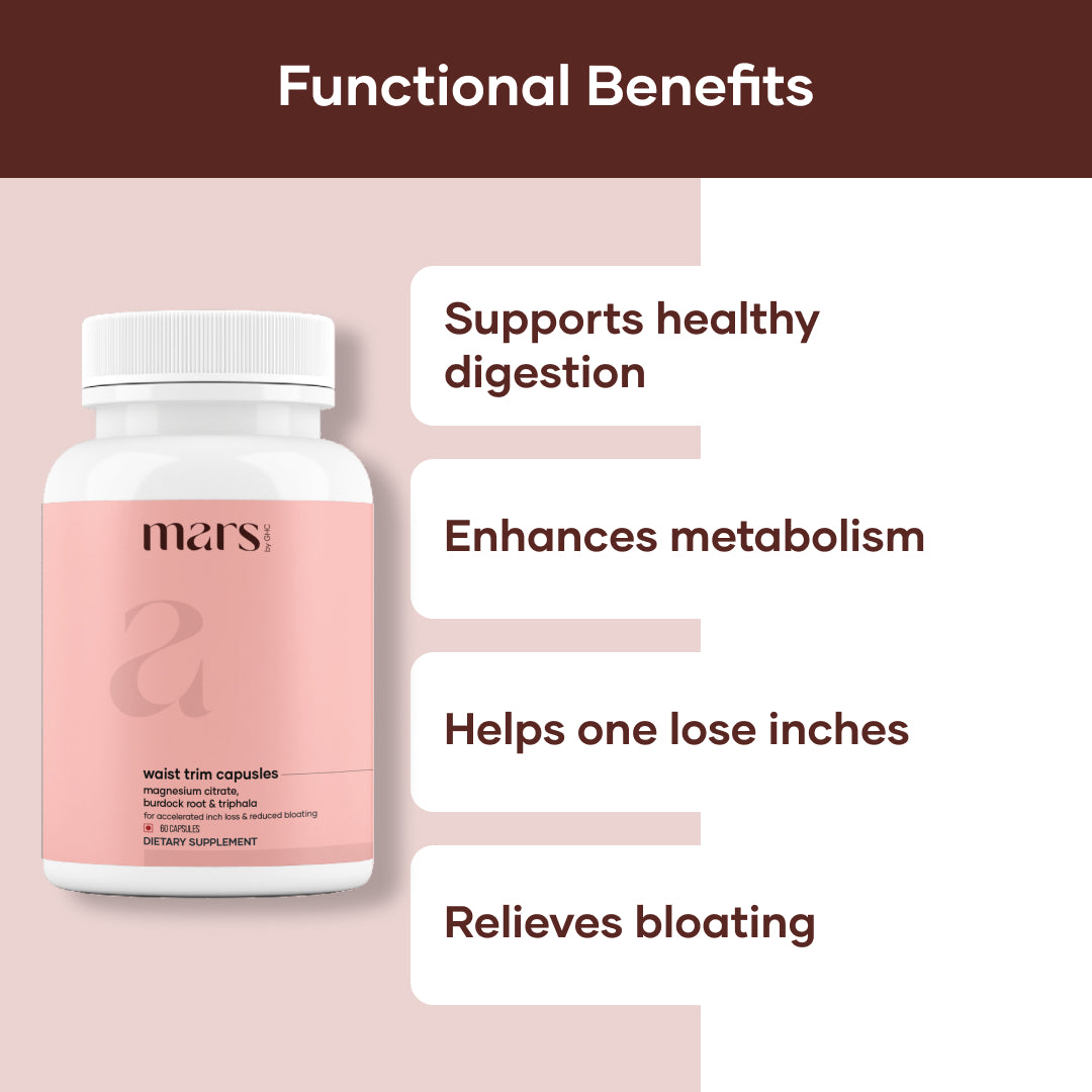 TrimActive Max Capsules: Magnesium, Bentonite Clay & Triphala | Mars