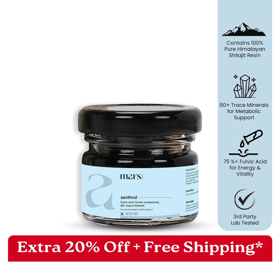 Mars Zenthrol powered with Pure Himalayan Shilajit Resin – Strength, D ...
