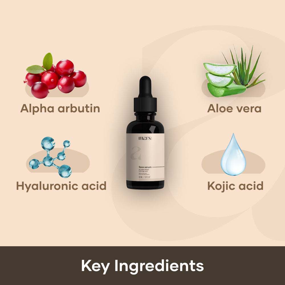 Acne Repair Formula: Alpha Arbutin Serum & Vitamin C Gummies | Mars ...
