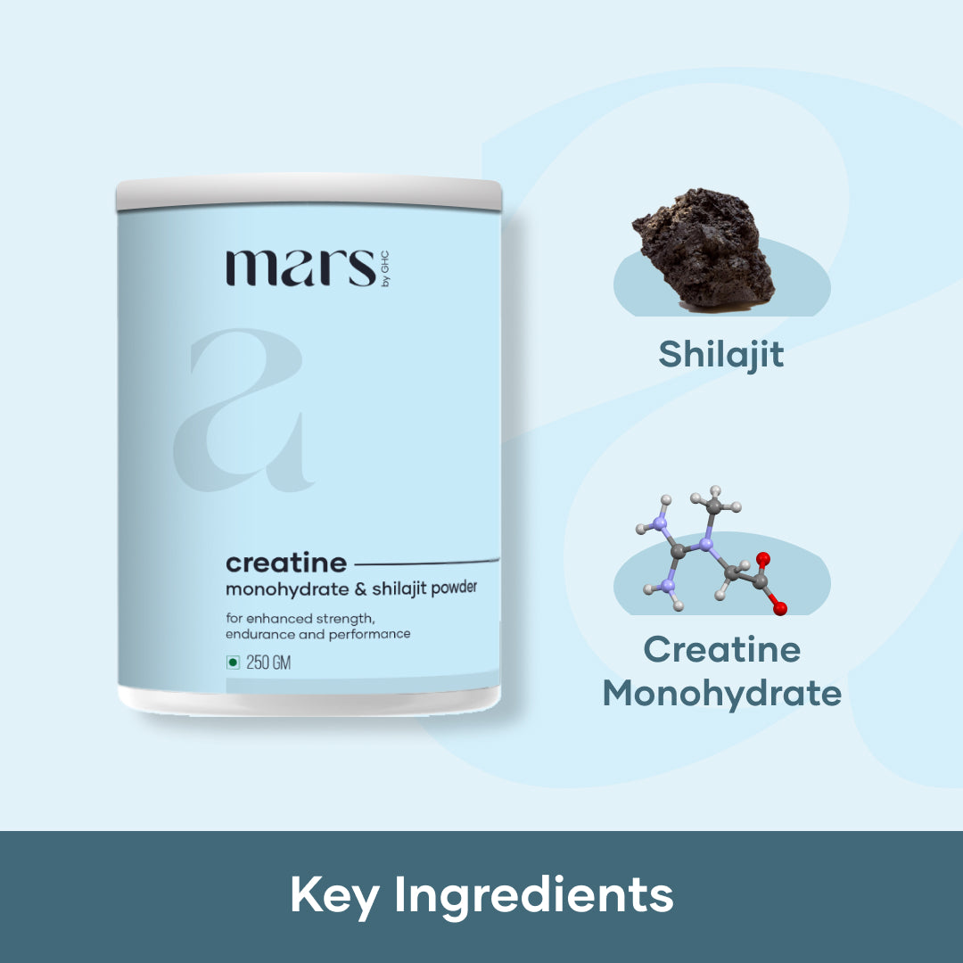 Mars Creatine Monohydrate Powder with Shilajit - Optimal Creatine ...