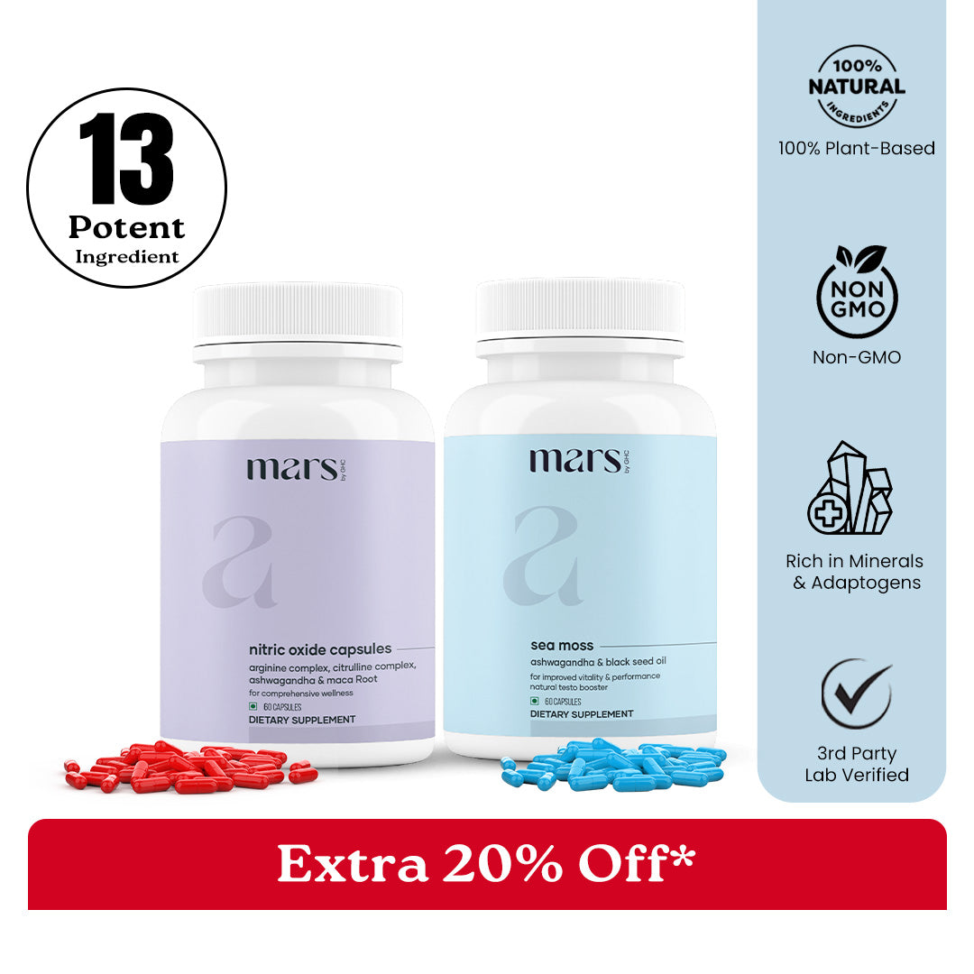 Max Drive Combo: Nitric Oxide & Sea Moss | Mars