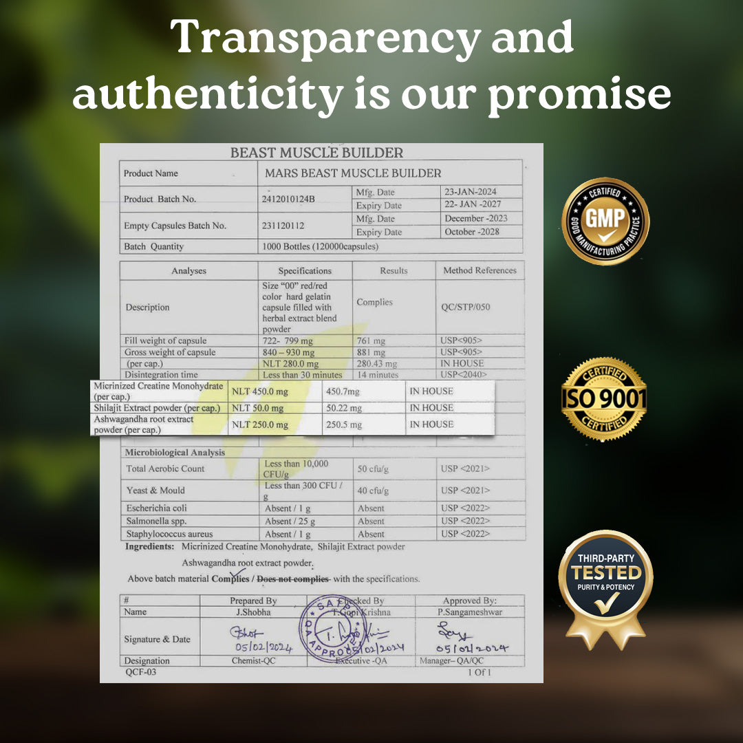 Mars Beast Muscle Builder : A New Age Natural solution for Muscle Gain