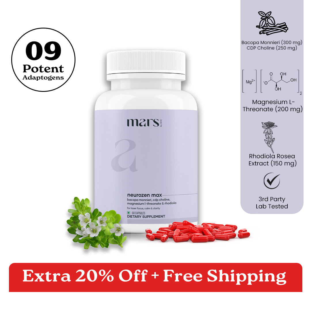NeuroZen Max with Bacopa Monnieri, CDP Choline, Magnesium L-Threonate ...