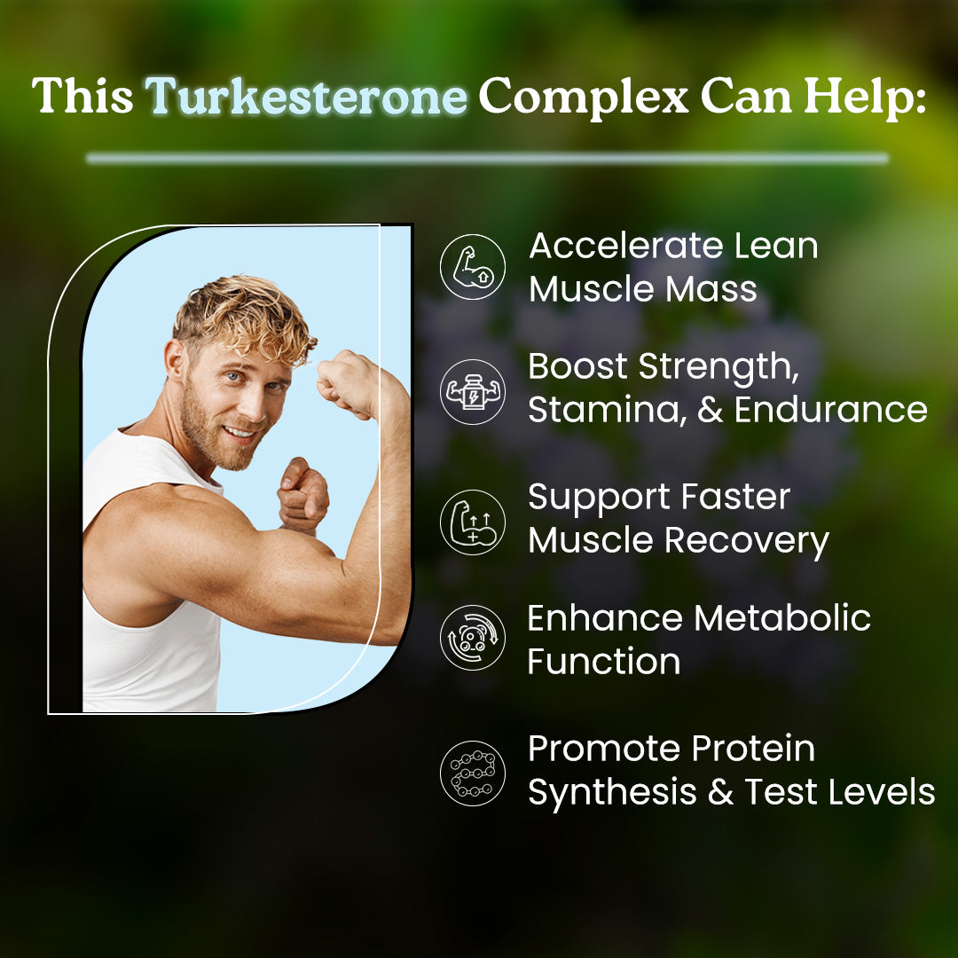 Turkesterone Capsules for Testosterone & Strength | Mars – Mars By GHC