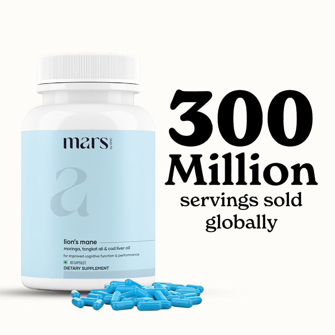 Mars Pure Lion’s Mane Caps – For PE, ED, and Size – Mars By GHC
