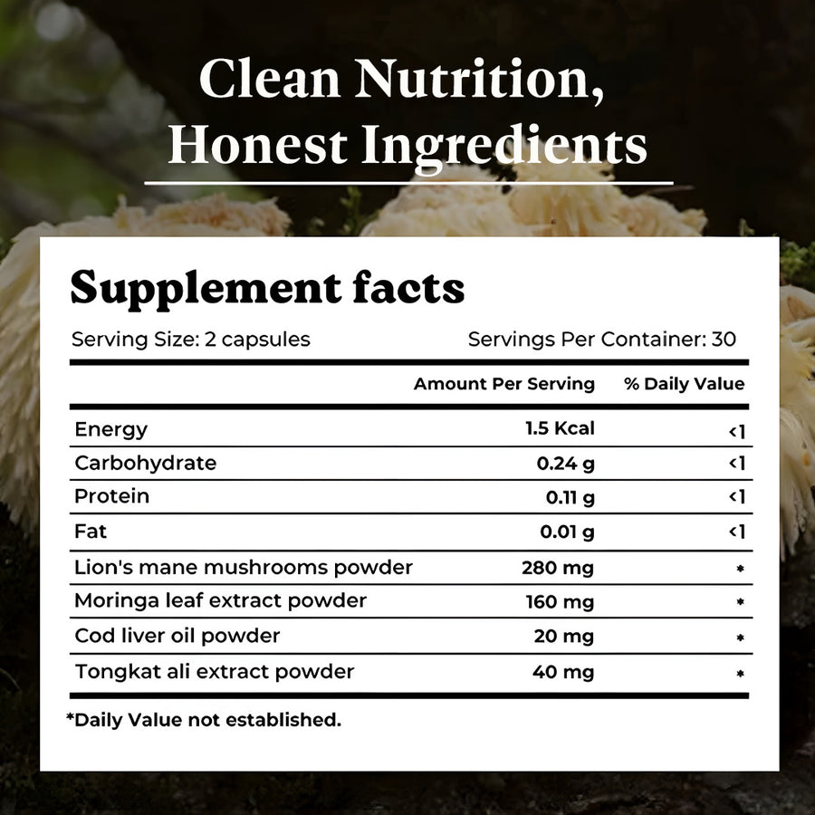 Mars Pure Lion’s Mane Caps - Unlock Monster Energy, Brain Power & All ...