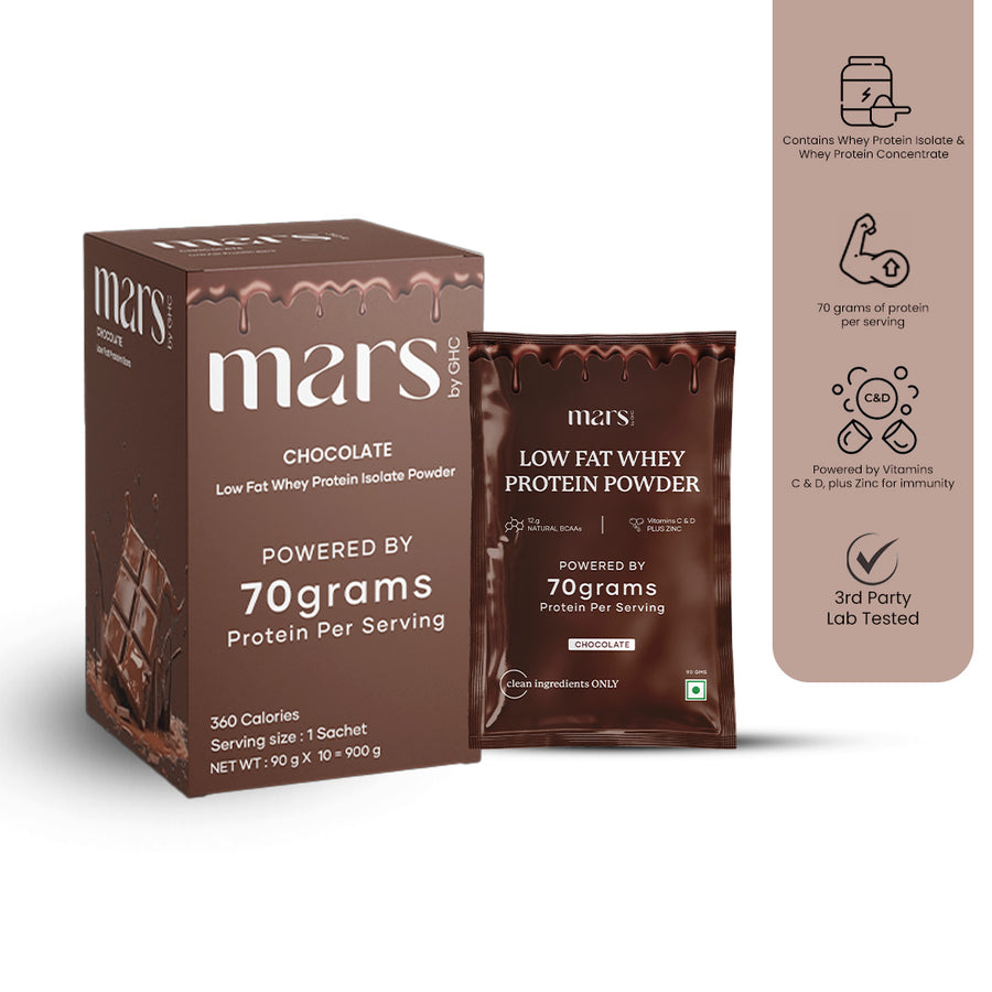 Mars Low Fat Whey Protein Powder