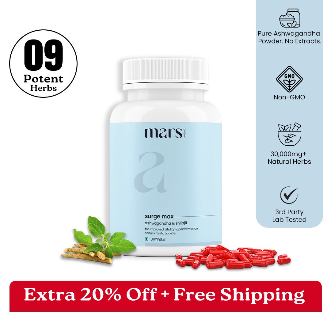 Mars Pure Himalayan Shilajit - Ashwagandha & Safed Musli for Energy & Immunity | Mars by GHC