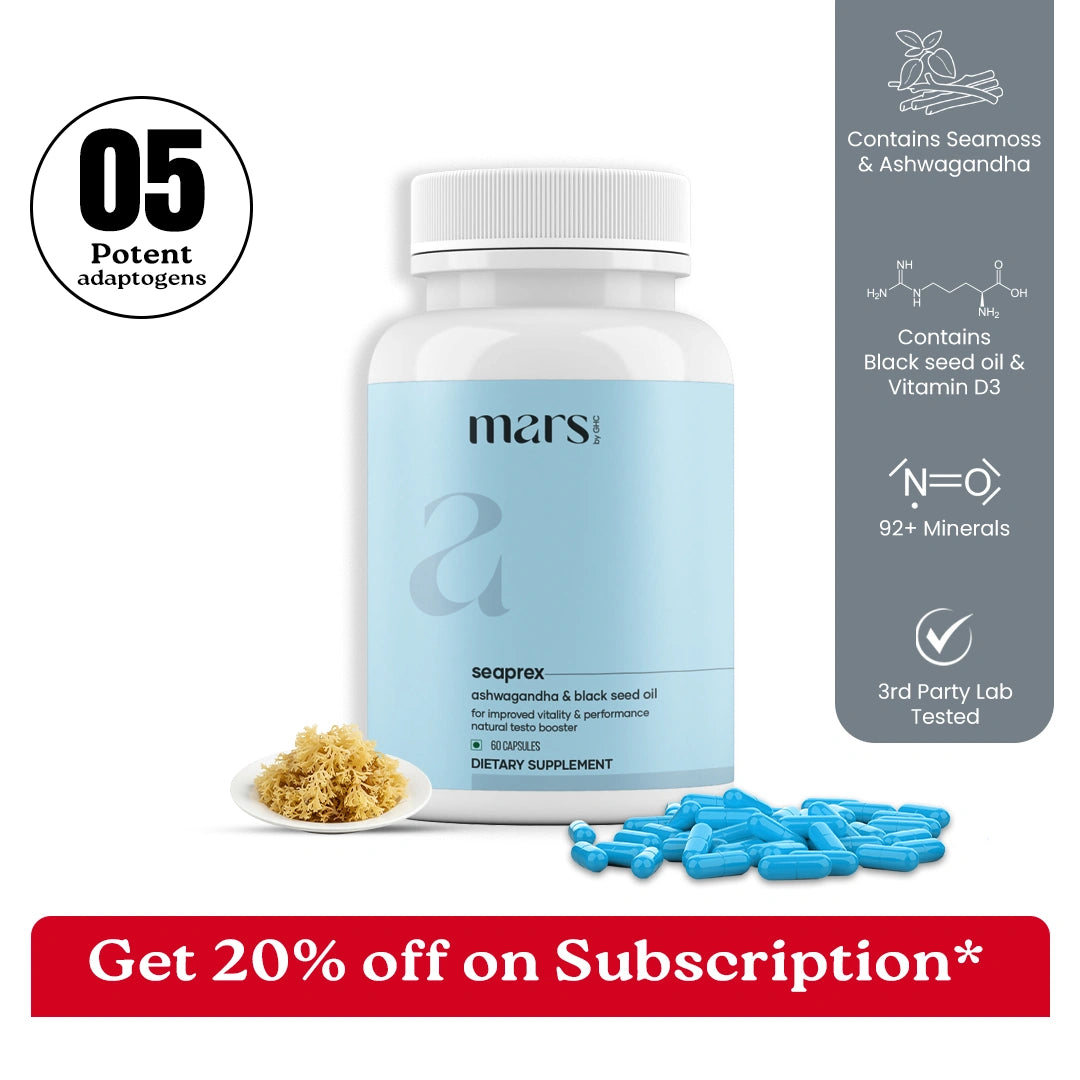 Sea Moss Supplement with Ashwagandha & Vitamin D3 | Mars – Mars By GHC