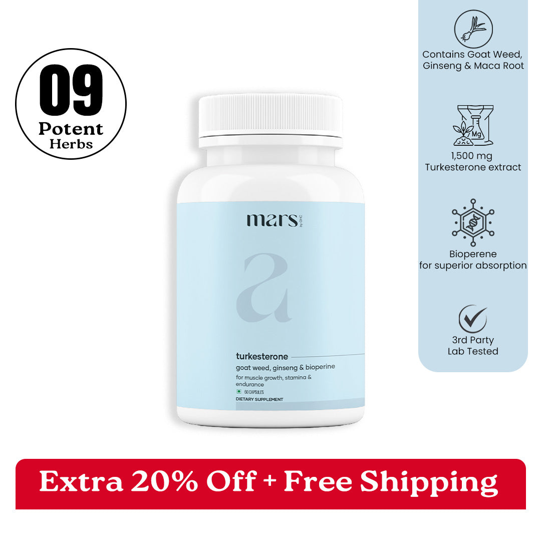 Turkesterone Capsules with Goat Weed & Ginseng | Mars GHC – Mars By GHC
