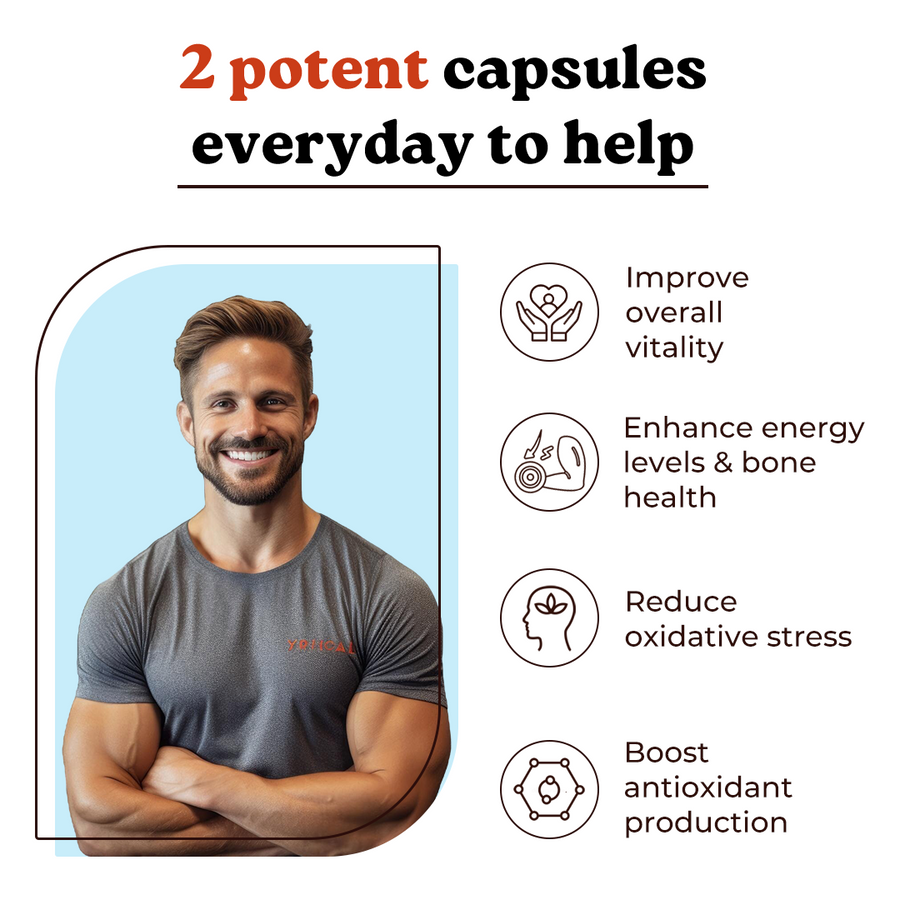 Mars Pure Lion's Mane Caps: Powered with Moringa, Tongkat Ali & Cod Li
