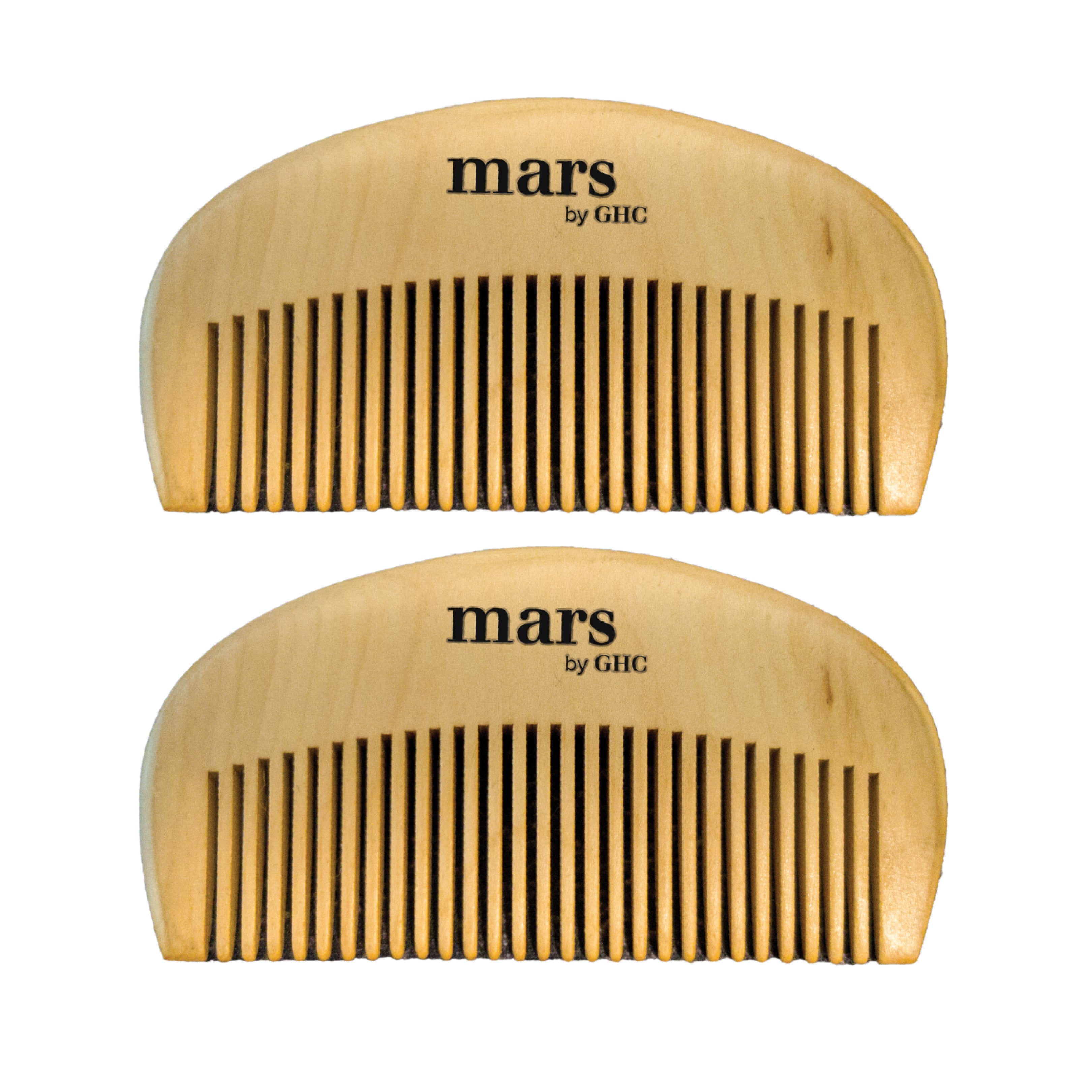 Wooden Beard Comb: Neem Wood for Styling | Mars GHC