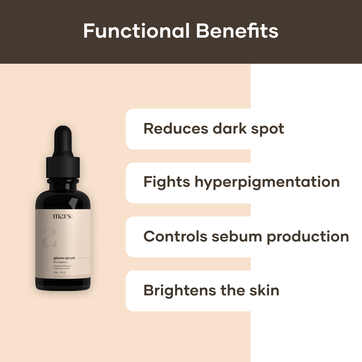 Glow Skin Serum 30ml: Hydrate & Radiate Naturally | Mars GHC