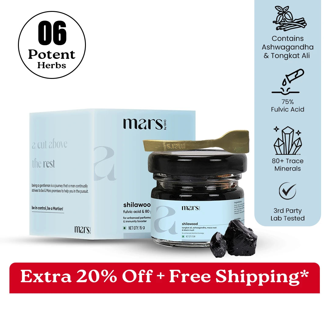 Pure Himalayan Shilajit Gold Resin with Ashwagandha|Mars by GHC