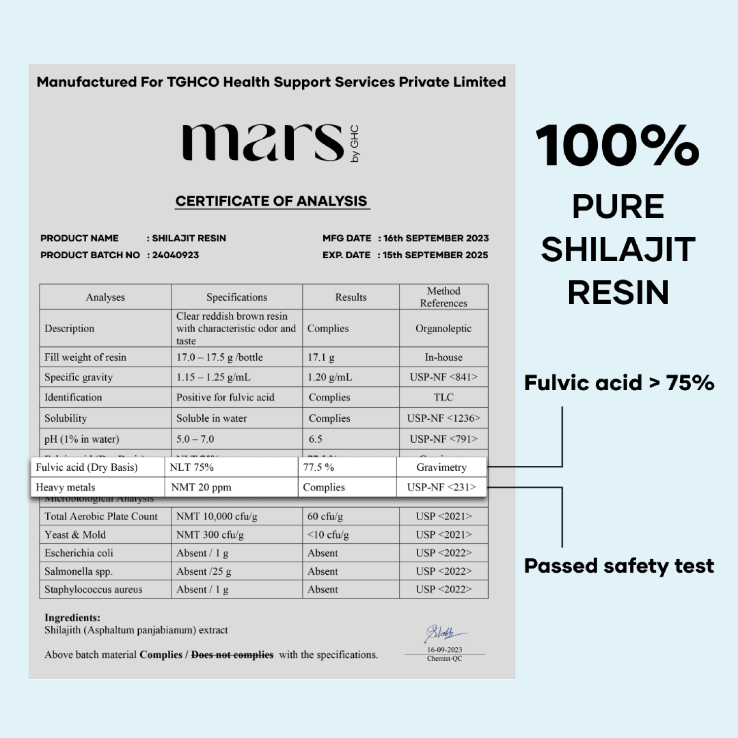 Shilajit Resin 15g | 100% Pure Himalayan Shilajit - Mars